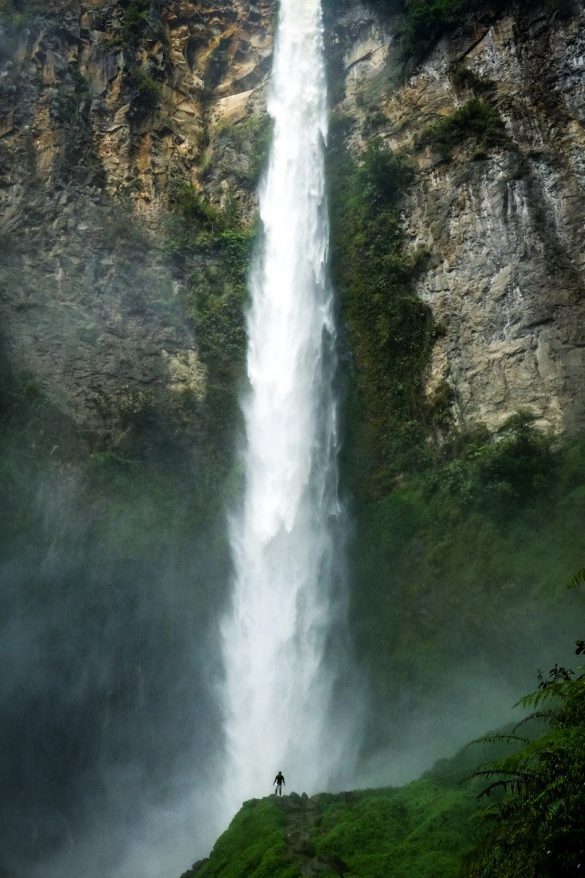 Sipiso Piso Waterfall Hike In Sumatra Indonesia