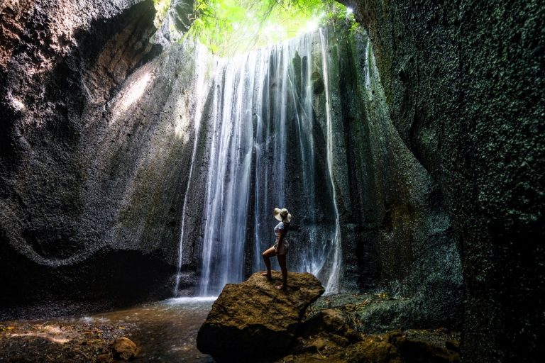 Tukad Cepung Waterfall In Tembuku, Bali - How To Visit From Ubud