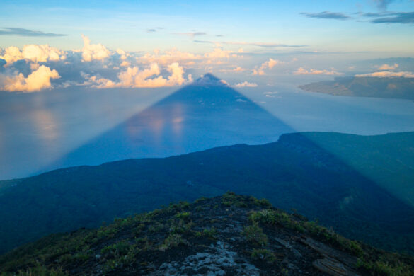 Climbing Mount Inerie Volcano In Flores, Indonesia